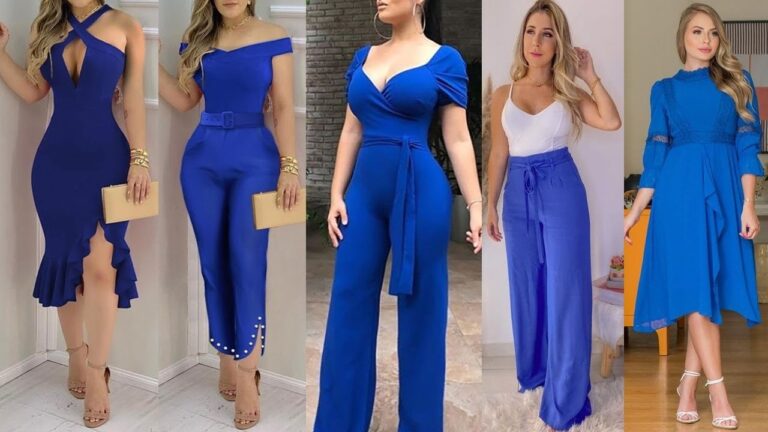 Descubre el color perfecto de zapatos para tu vestido azul eléctrico ...